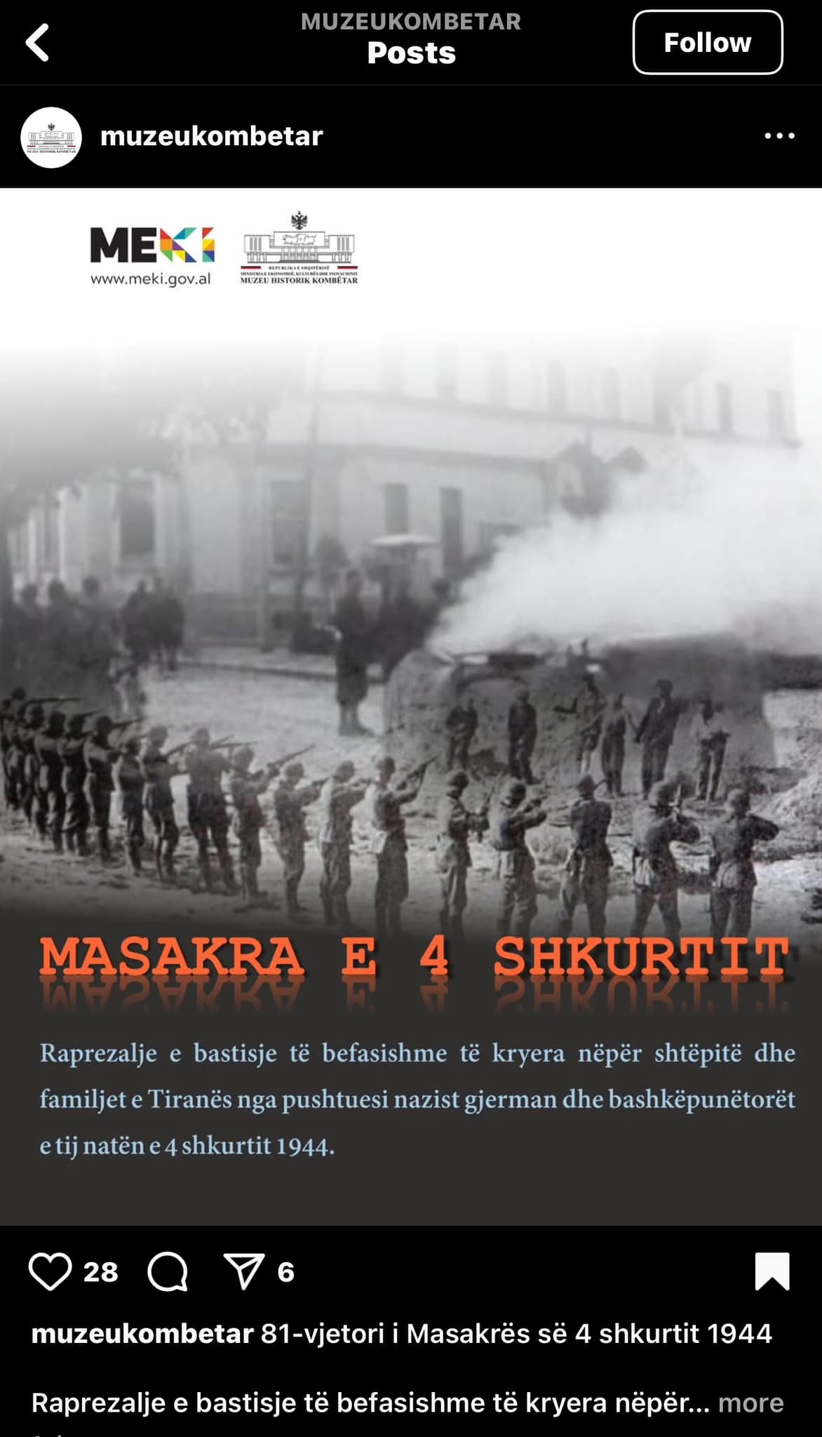 "Muzeumi Historik Kombëtar dhe Masakra e 4 Shkurtit" - Pena